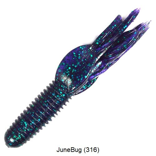 2626 4" Ribbed Craw Tubes (5pk)