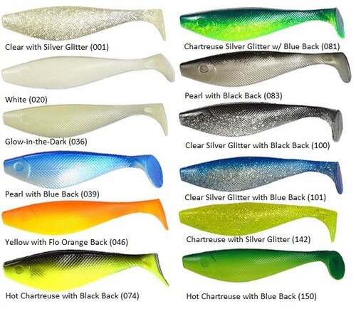 2639 Super Shad Bodies (5pk)