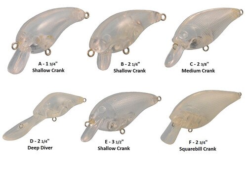 2720C Crankbait Blanks (10pk)