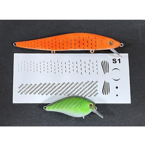 3207 Scale Pattern Stencils