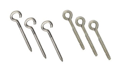 4024 Stainless Screw Eyes (10pk)