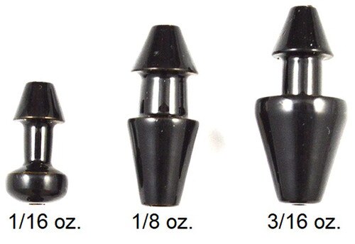 4532 Worm Weights w/ Skirt Collars (5pk)