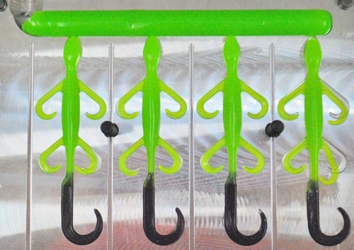 6922-45 LureCraft 4" & 6" Lizard Alum Injection Molds