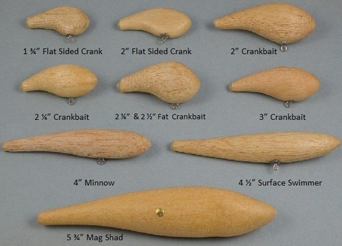 8260 Balsa Wood Lure Bodies