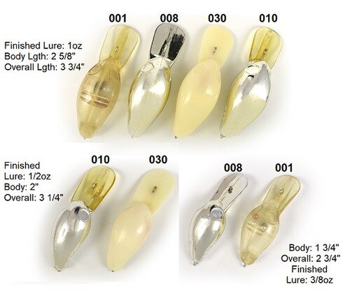 flatfish lure blanks