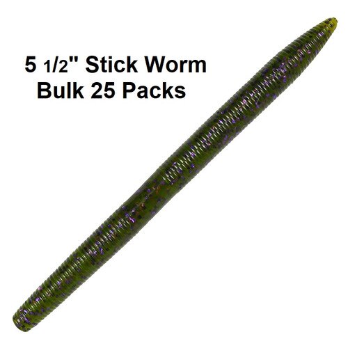 9915 Bulk 5.5" Stick Worms (25pk)