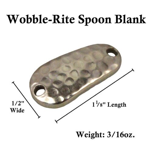 These Wobble-Rite spoons are deadly on trout. Boasting a small profile ...