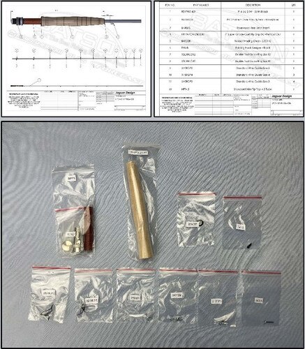 R7115 Batson Fly Rod Kit Revelation/RX7 9' 0" 5wt. 4pc.